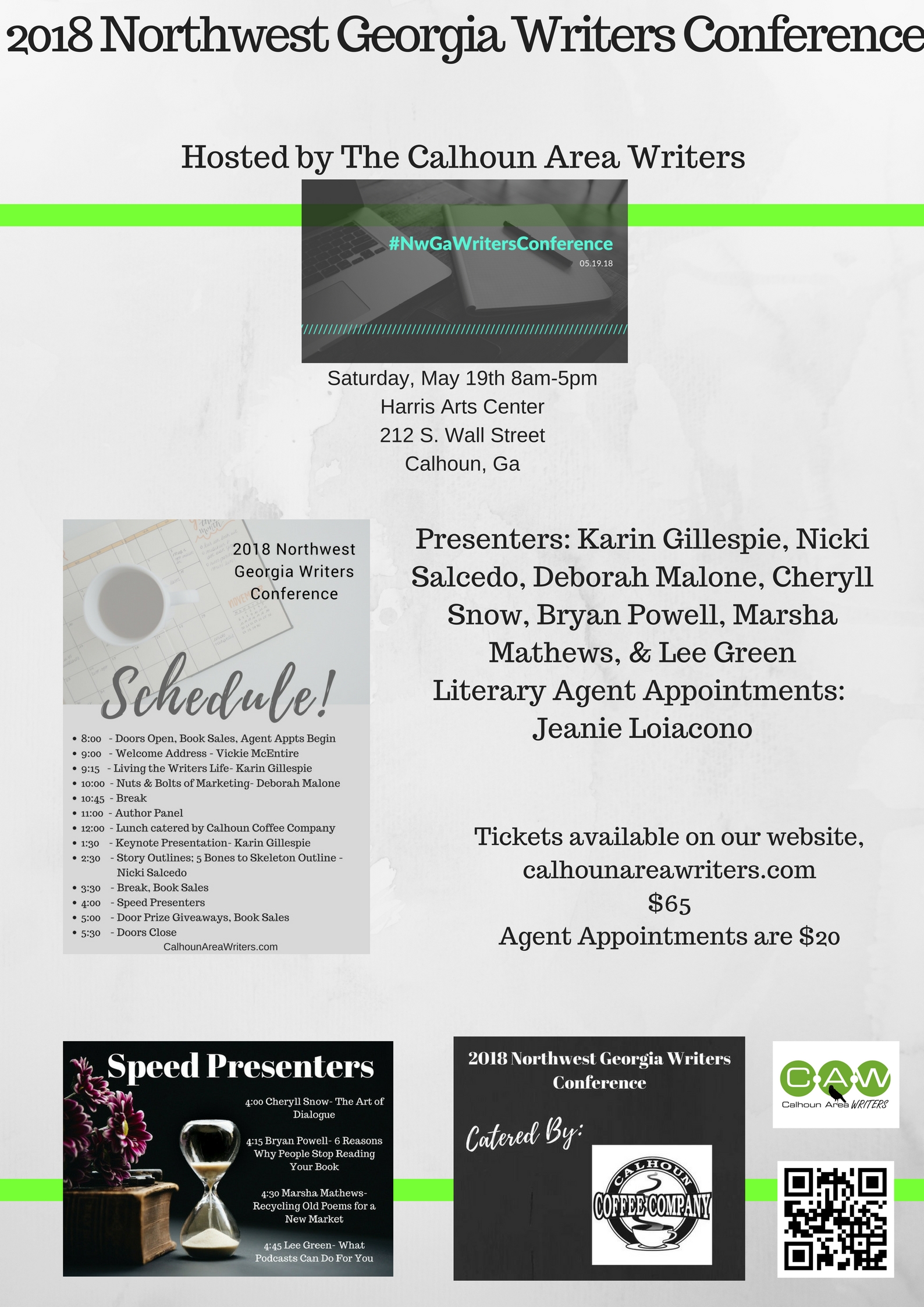 2018 Northwest Georgia Writers Conference – Hosted by The Calhoun Area ...